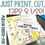Moon Phases Activity Reading Passages with Board Game Review – Amigo ...
